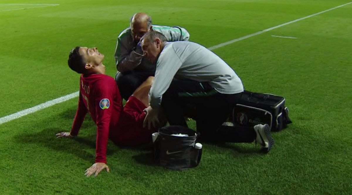 Ronaldo | Infortunio muscolare | Portogallo | Video
